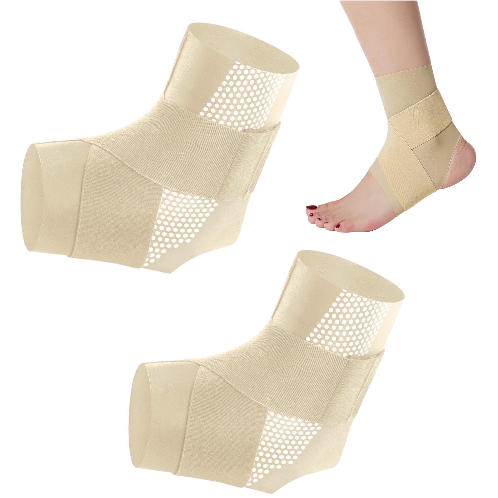 Lightweight Adjustable Lace-up Ankle Support Stabilizer Ankle Braces ...