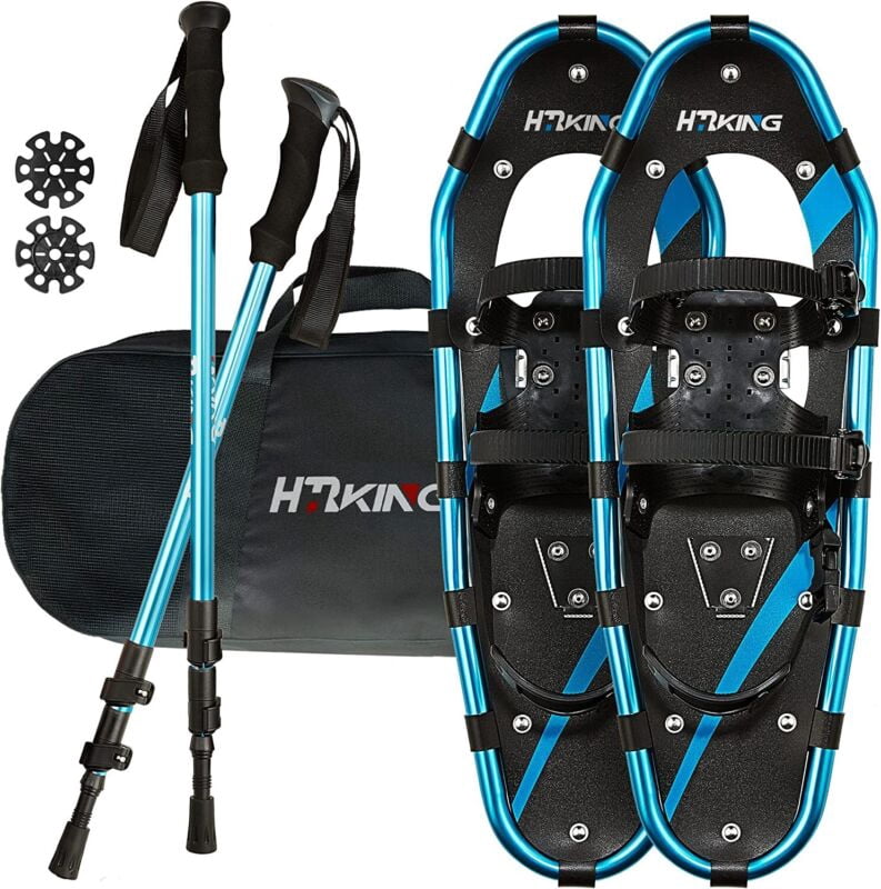 Walmart Lightweight Aluminum Snowshoes, All Terrain, Unisex with Hiking ...