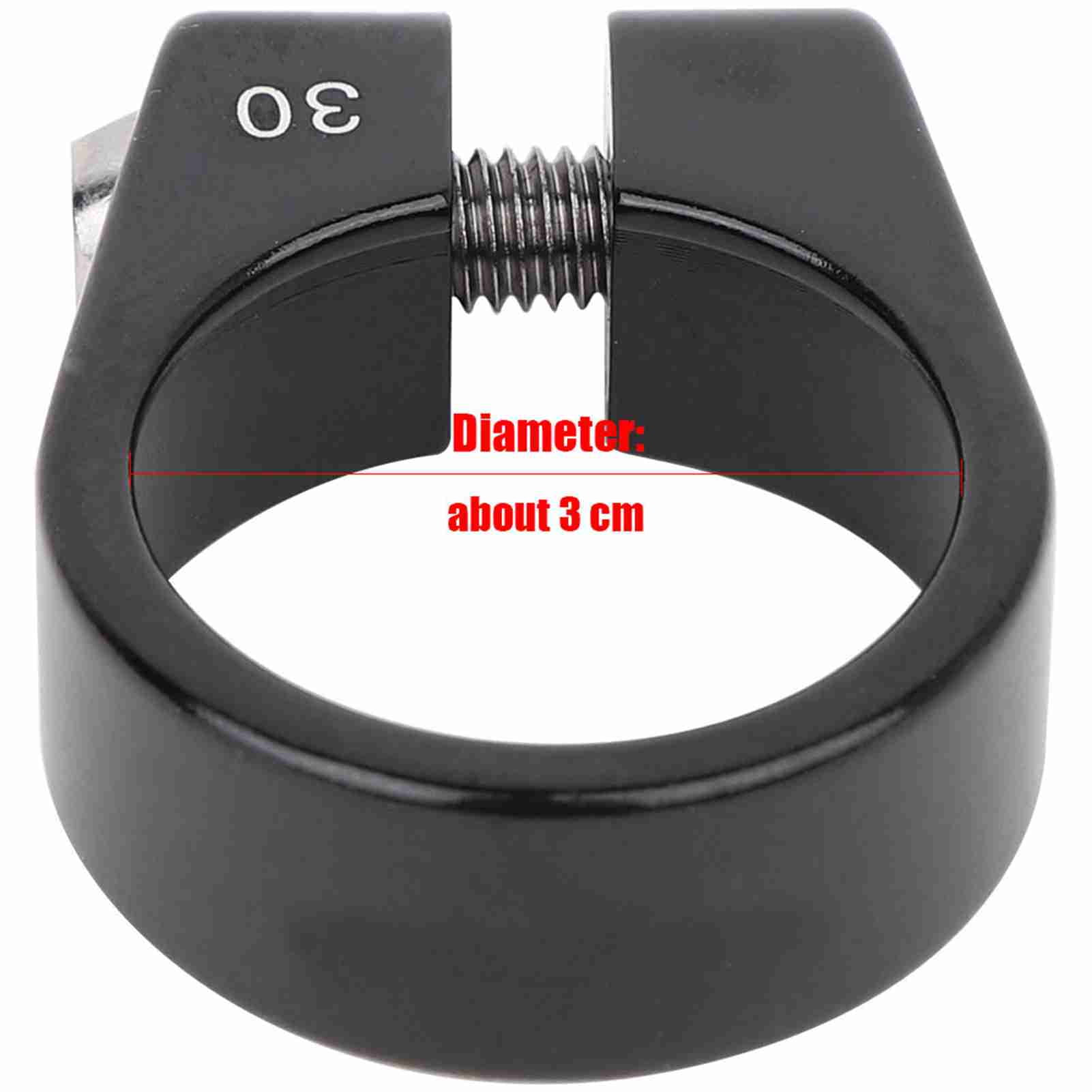 Lightweight Aluminum Bike Clamp, 1.2" Pipe, Bolt,On Design For ...