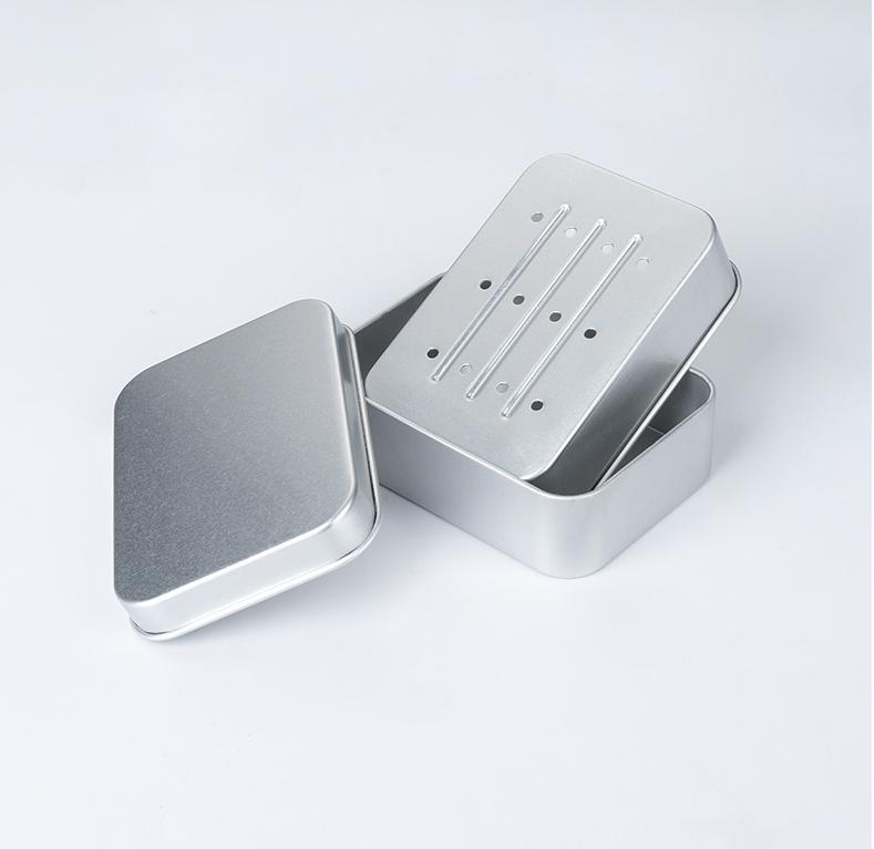 Lightweight Aluminum Soap Box with Lid and Removable Drainage Layer ...