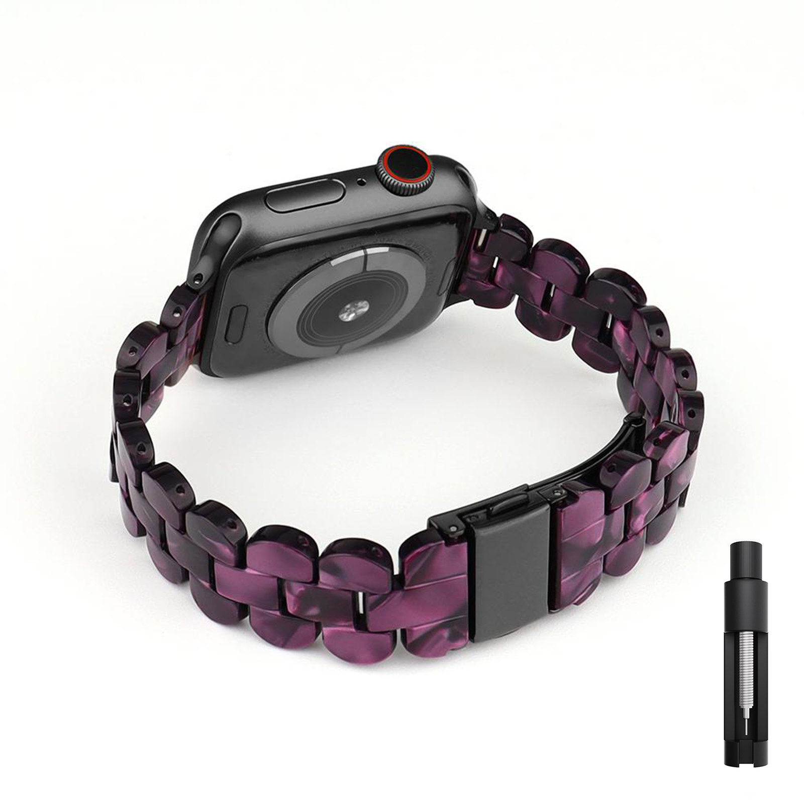 Lightweight Apple Watch Bands 46mm, Fashion Resin Apple Watch Series 10 ...