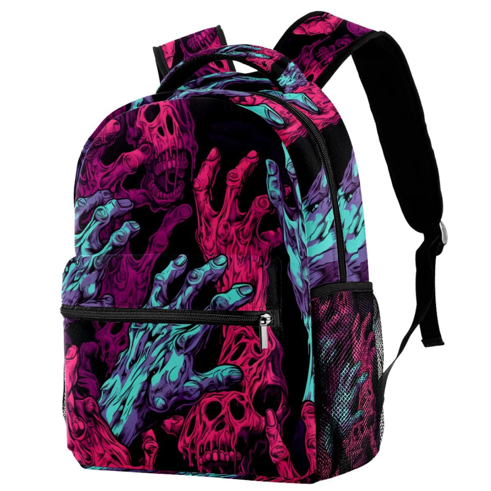 Lightweight Backpack Halloween Scary Hands School Bag Travel Laptop ...