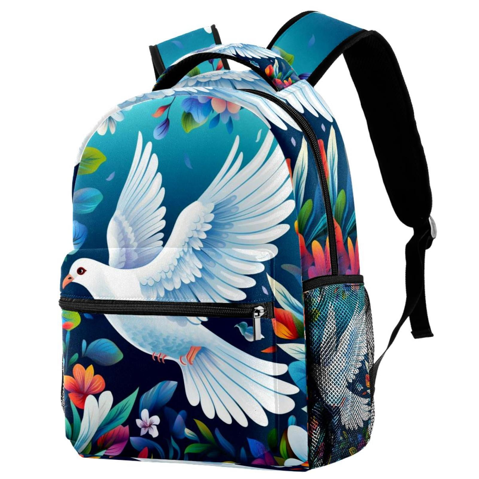 Lightweight Backpack Peace Dove School Bag Travel Laptop Daypack for ...