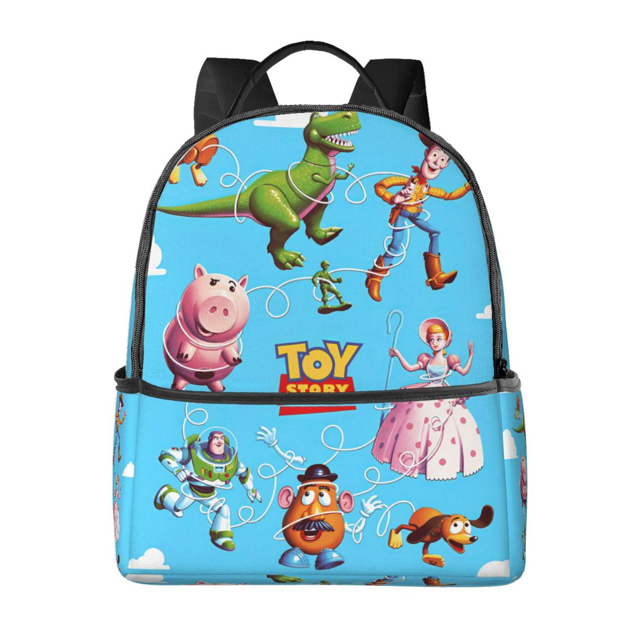 Lightweight Blue To-y St-ory 4 Backpack, Ergonomic Travel Backpack with ...