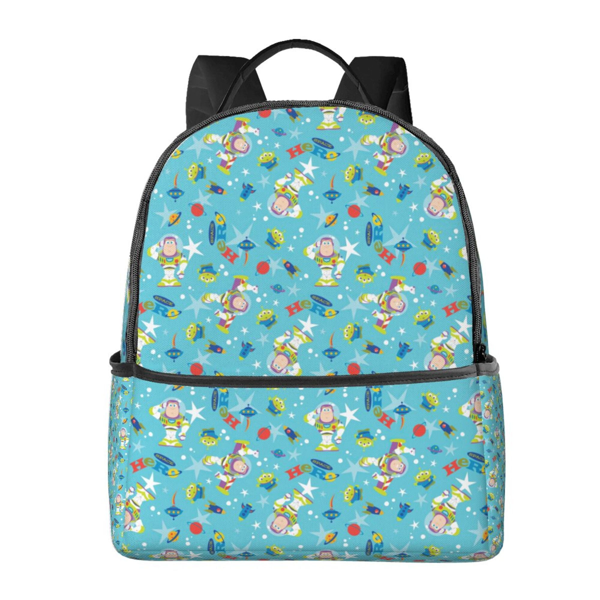 Lightweight Blue To-y St-ory Buzz Alien Backpack, Ergonomic Travel ...