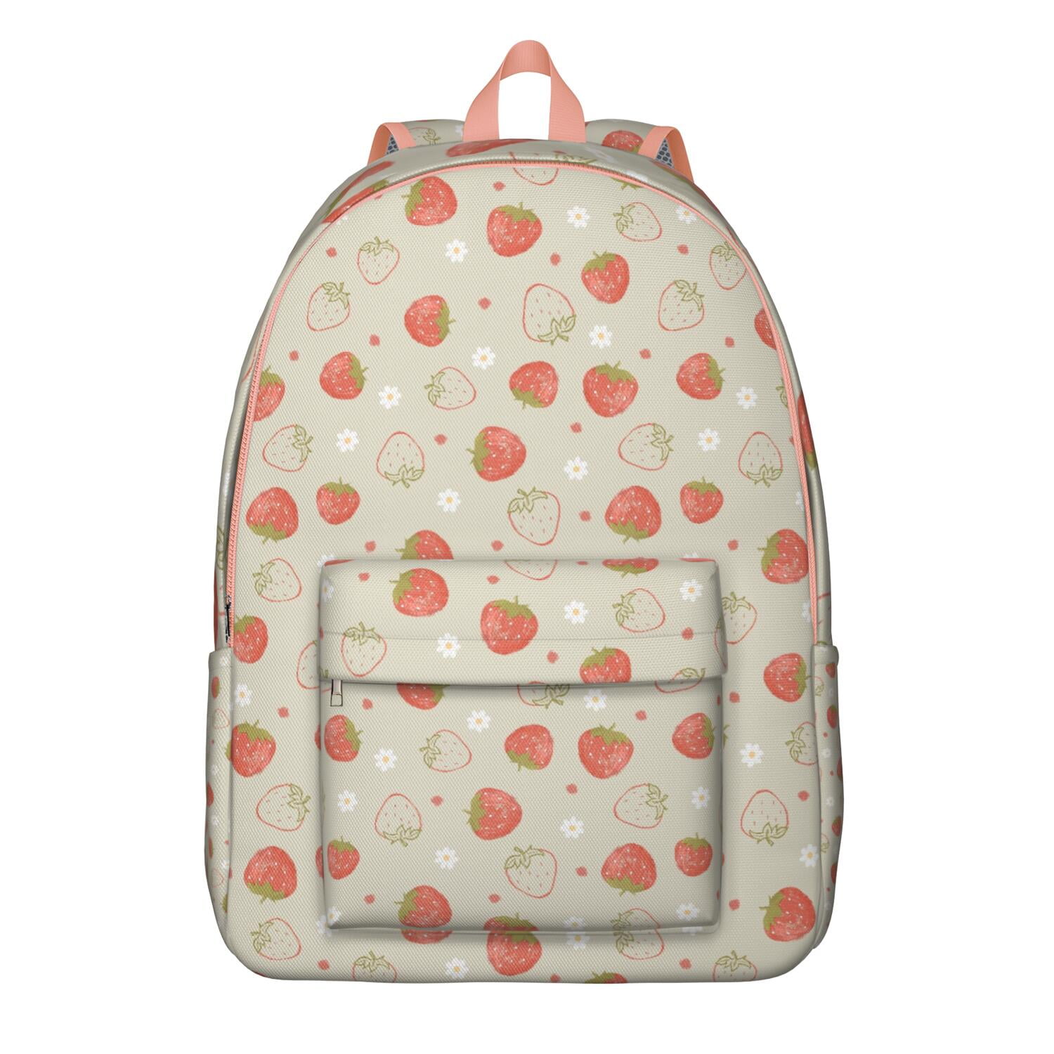 Lightweight Boho Sling Bag Featuring Sweet Strawberry Pattern – Cute ...