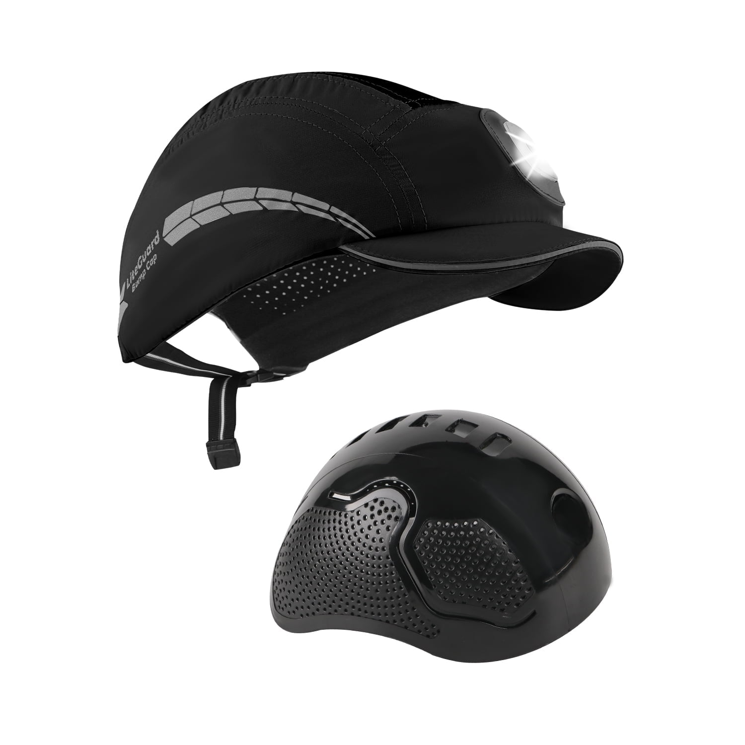 Lightweight Bump Cap with Reflective Stripes, Breathable Baseball Cap ...