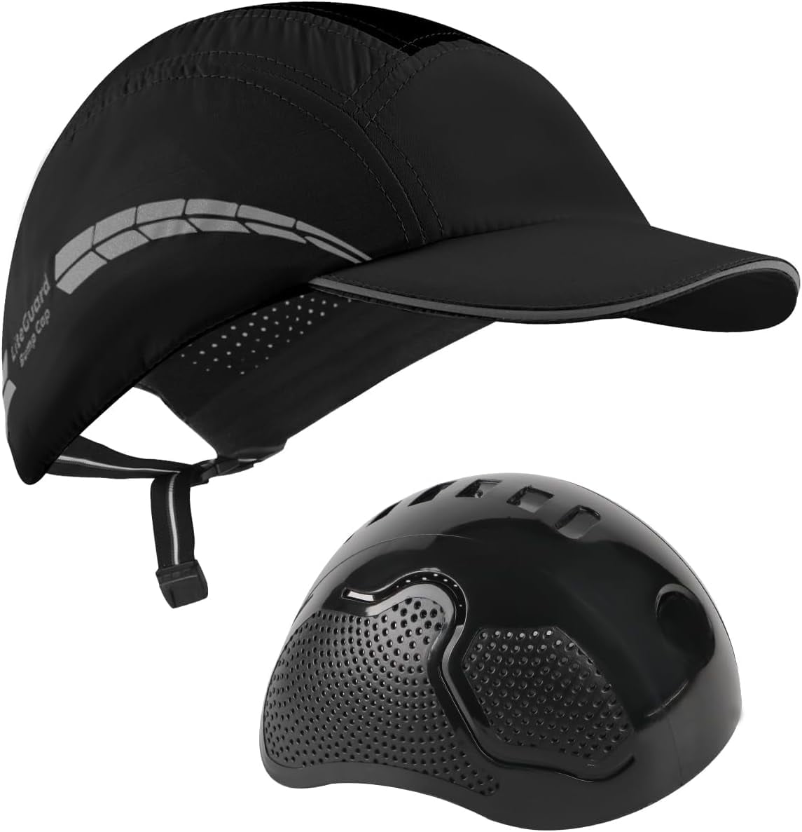 Lightweight Bump Cap with Reflective Stripes, Breathable Baseball Cap ...