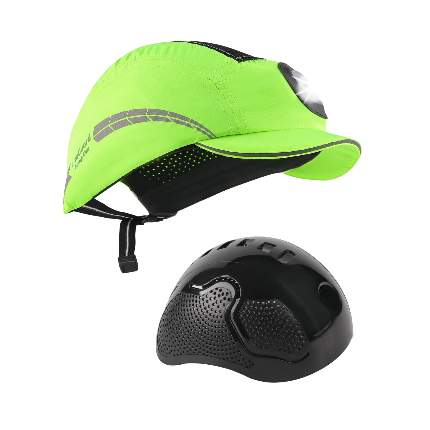 Lightweight Bump Cap with Reflective Stripes, Breathable Baseball Cap ...