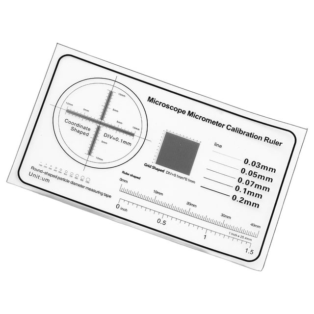 Lightweight Calibration Tool Magnification Adjuster Plastic Calibration Scale