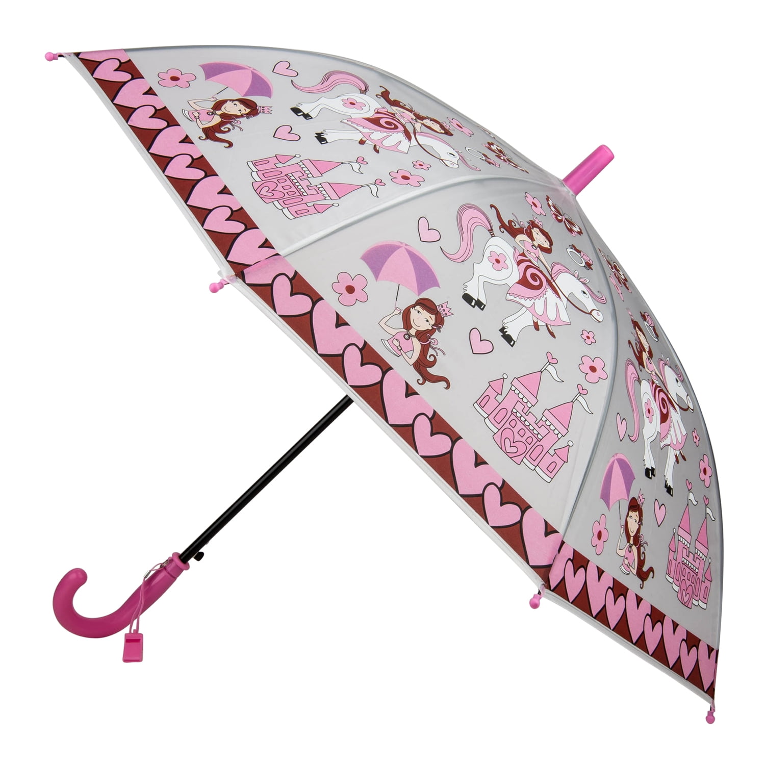 Lightweight Cartoon Friends Children's Umbrella With Plastic Safety ...