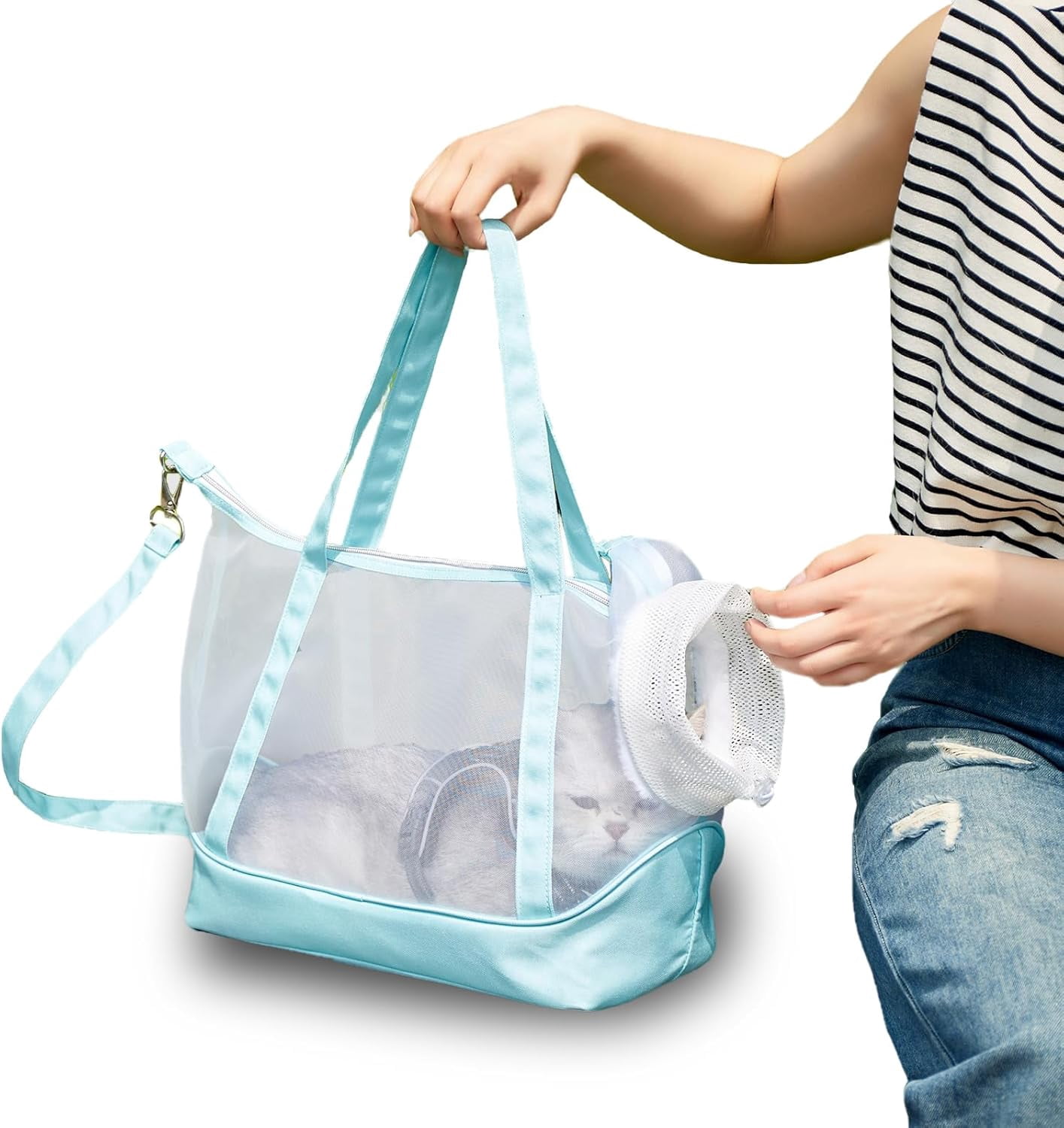 Lightweight Cat Bag, Soft Cat & Dog Backpack, Pet Travel Harness, Hands ...