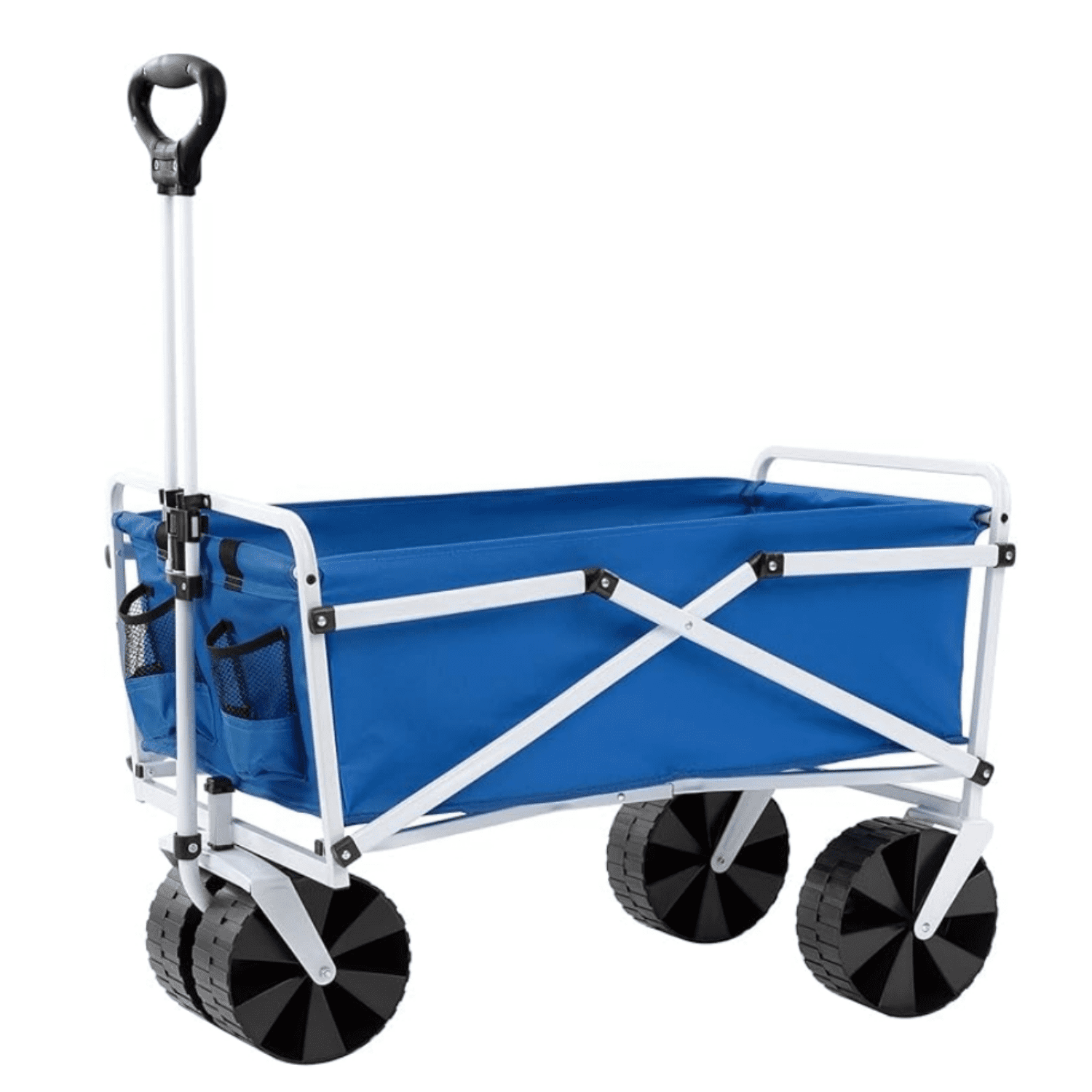 Lightweight Collapsible Folding Outdoor All Terrain Beach Wagon - Blue ...