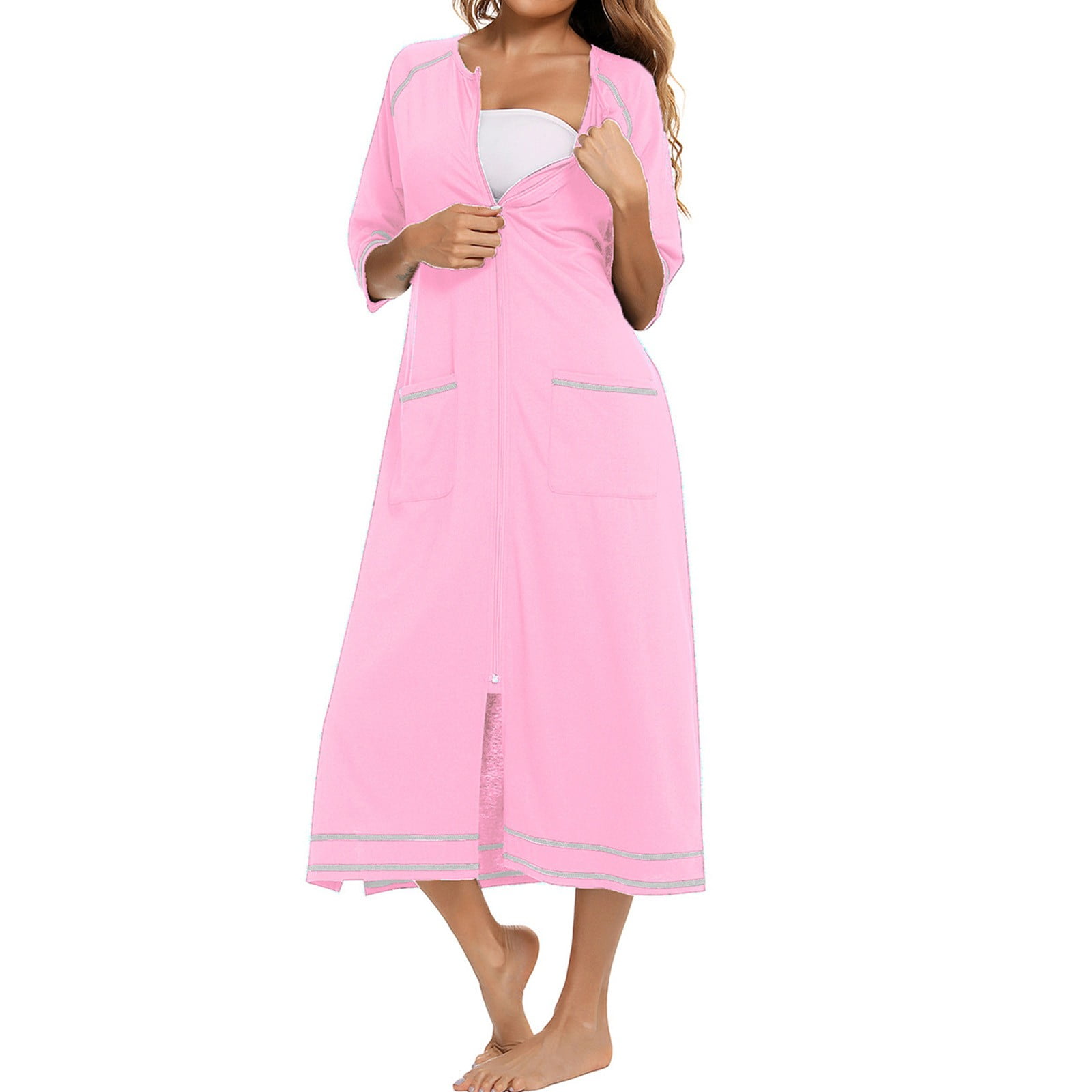 Lightweight Cotton Robes For Women Womens Bathrobe For Women Summer ...
