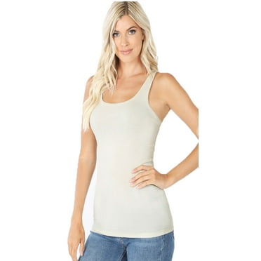 Womens Clementine Poly-Cotton Racerback Tank - Walmart.com