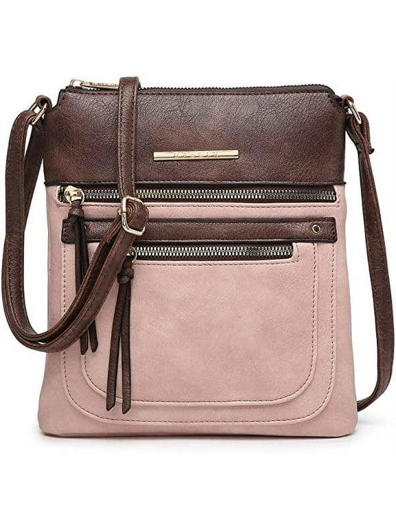 KPL 14 Inch Leather crossbody bags Purse Women Shoulder Bag Satchel ...
