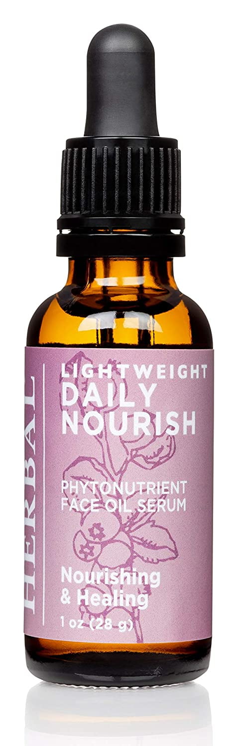 Lightweight Daily Nourish, Unscented Face Oil Serum, Fragrance Free and ...