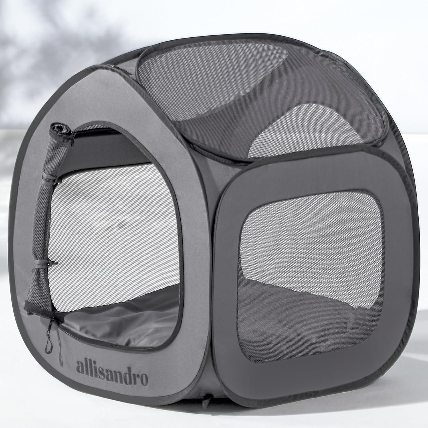 Lightweight Dog Crate, Foldable Pop-Up Kennel for Small and Medium Dogs ...