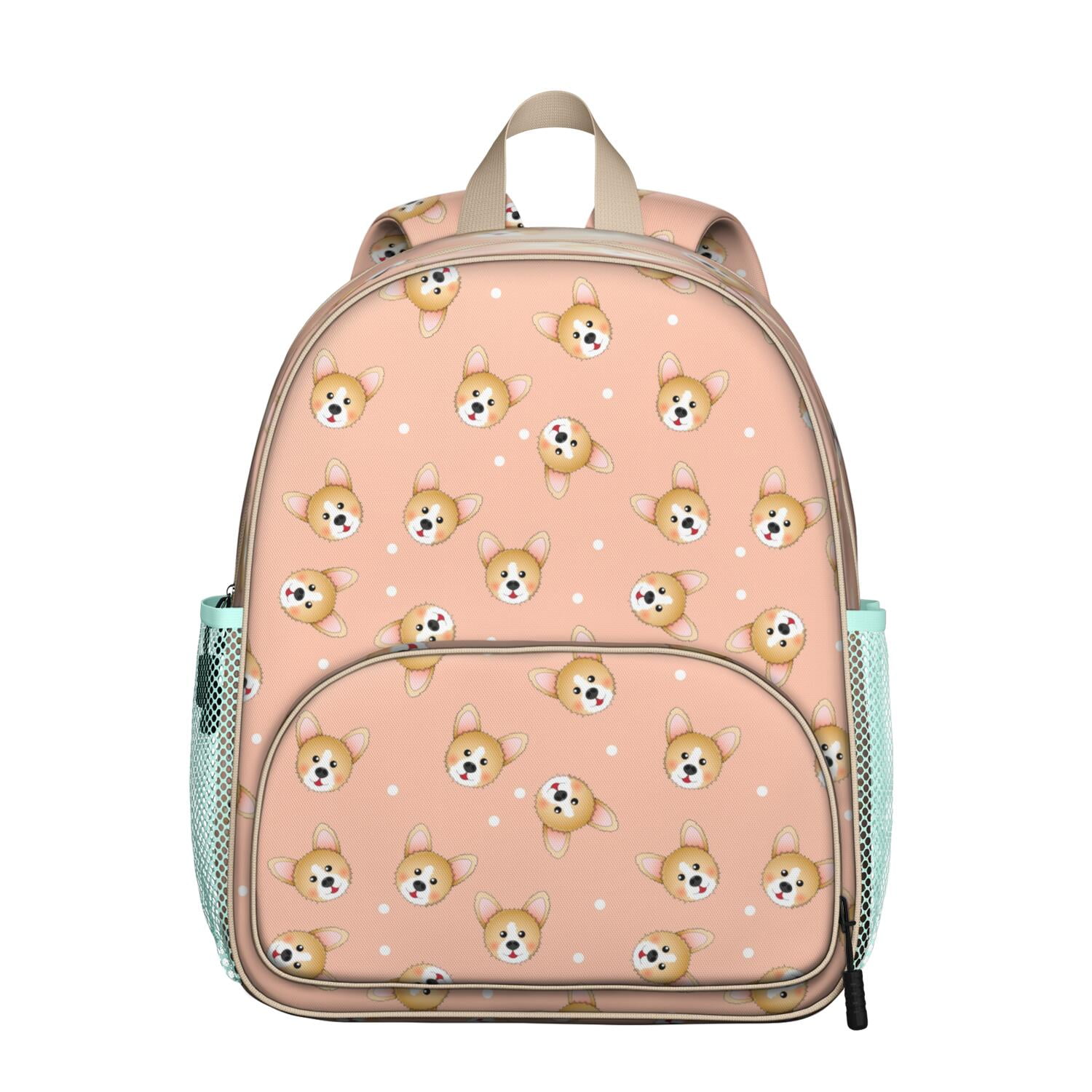 Lightweight Dog Themed Backpack with Cute Bone and Paw Print, Small ...