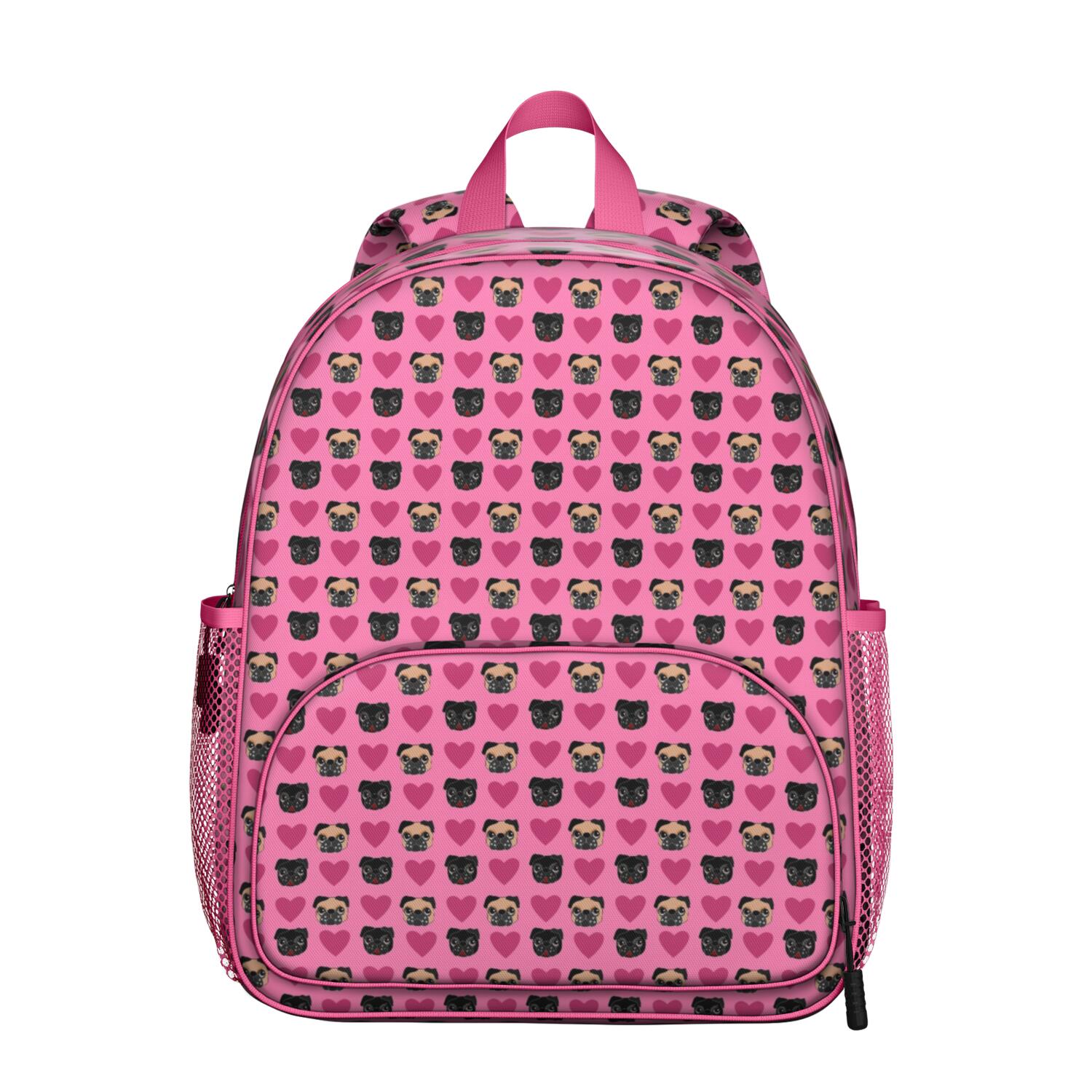 Lightweight Dog Themed Backpack with Cute Puppy and Funny Paw Design ...