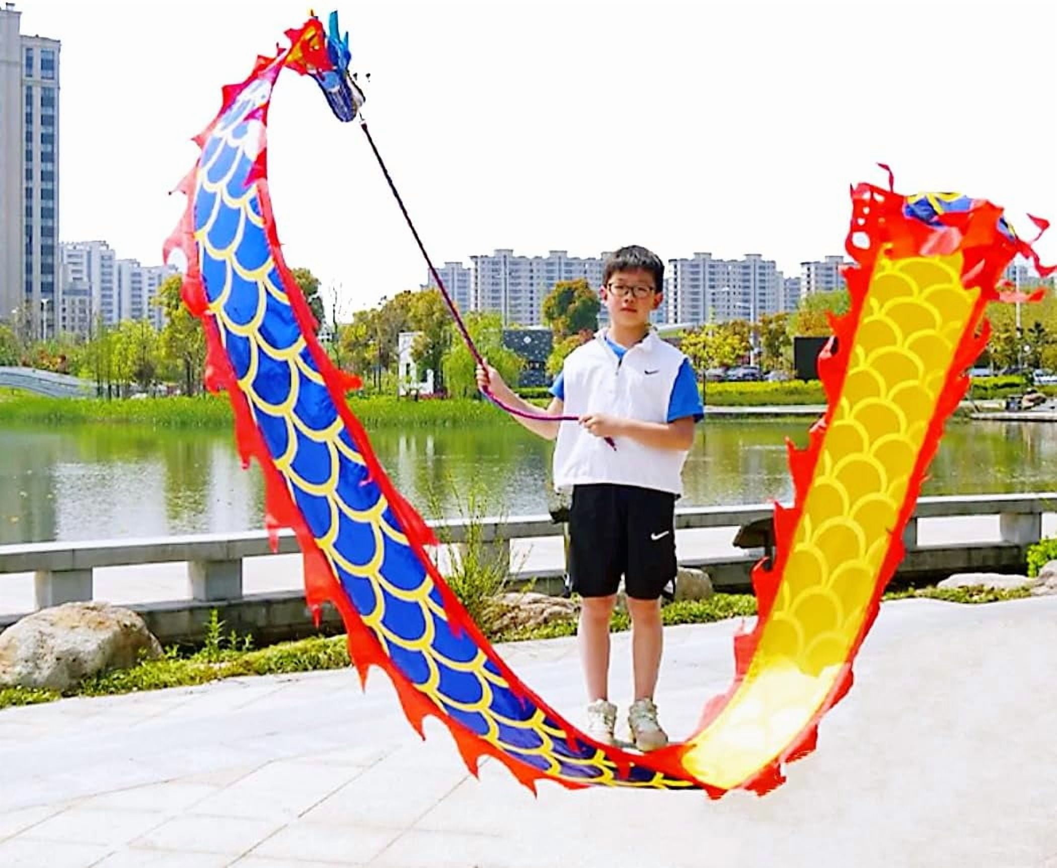 Lightweight Dragon Poi with 3D Dragon Head & Swing Rope Combo for Kids ...