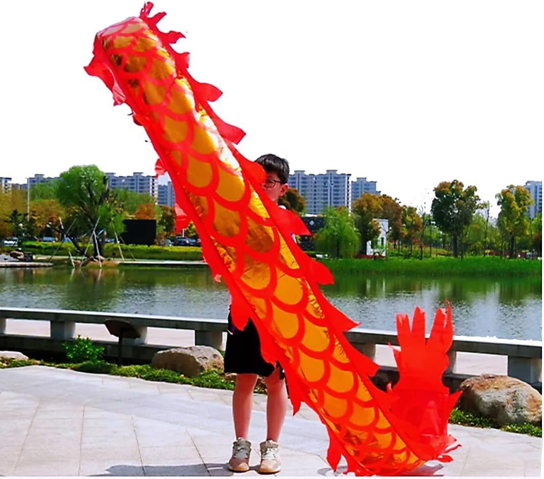 Lightweight Dragon Poi with 3D Dragon Head & Swing Rope Combo for Kids ...