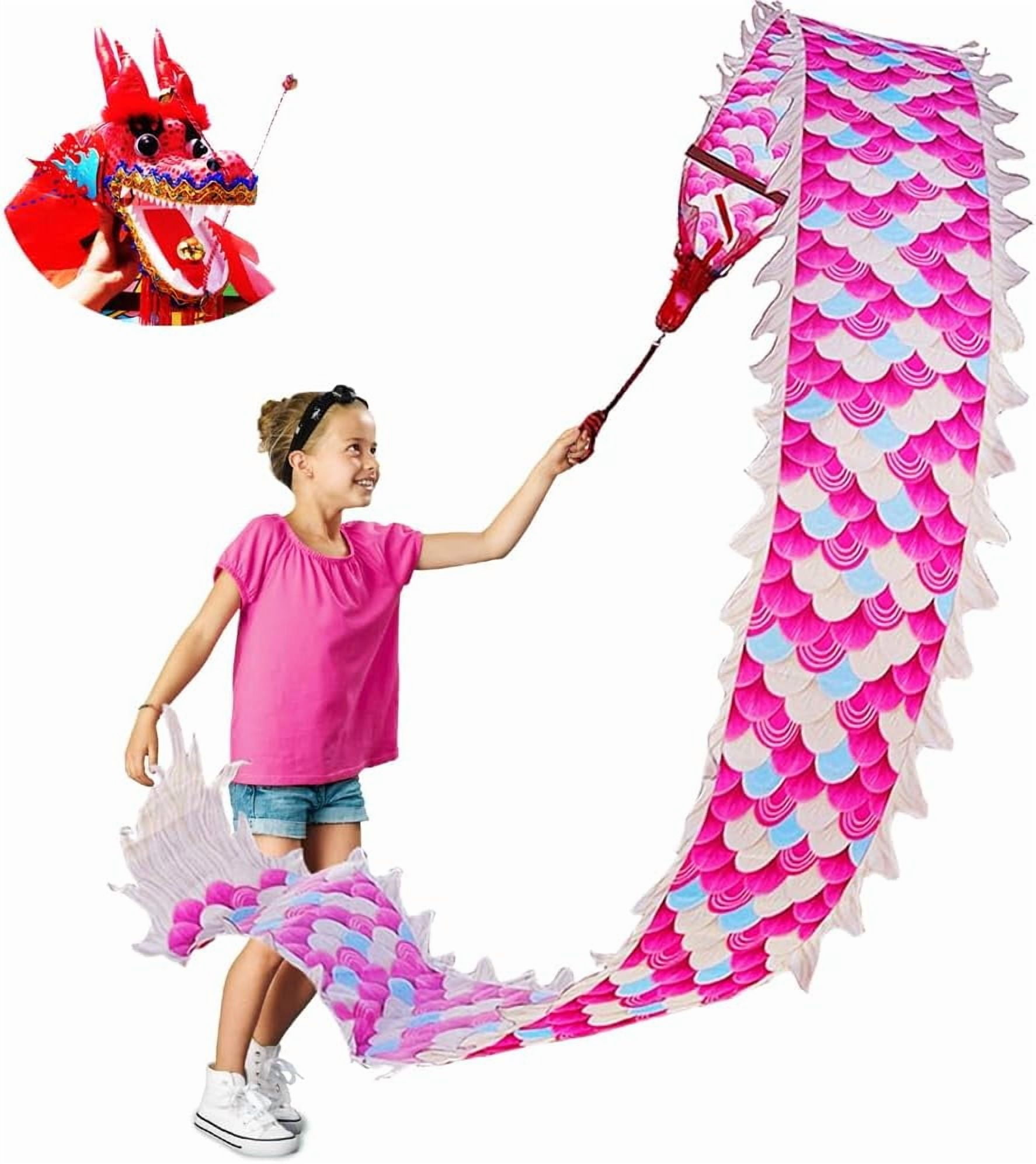 Lightweight Dragon Poi with 3D Dragon Head & Swing Rope Combo for Kids ...