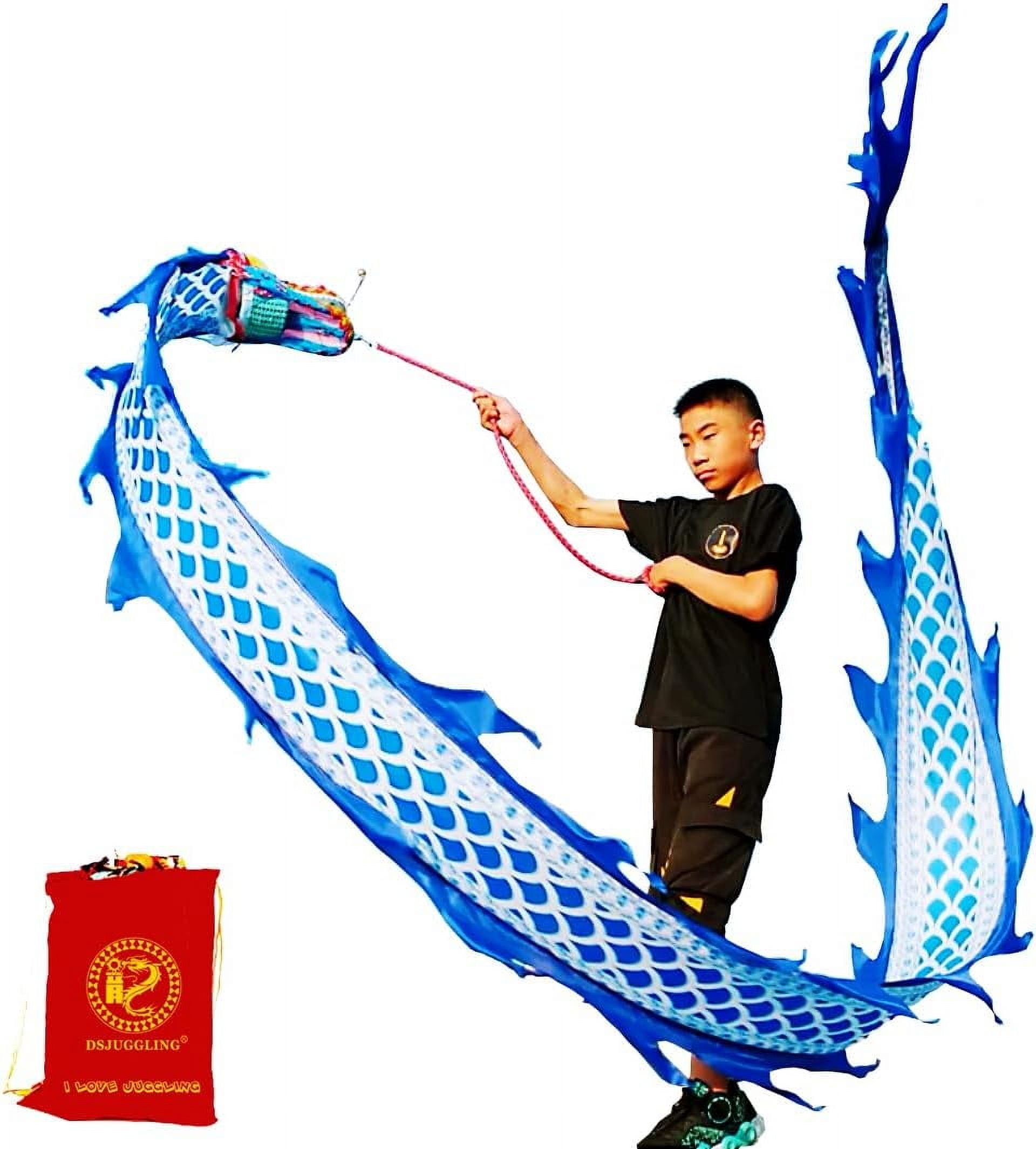 Lightweight Dragon Poi with 3D Dragon Head & Swing Rope Combo for Kids ...