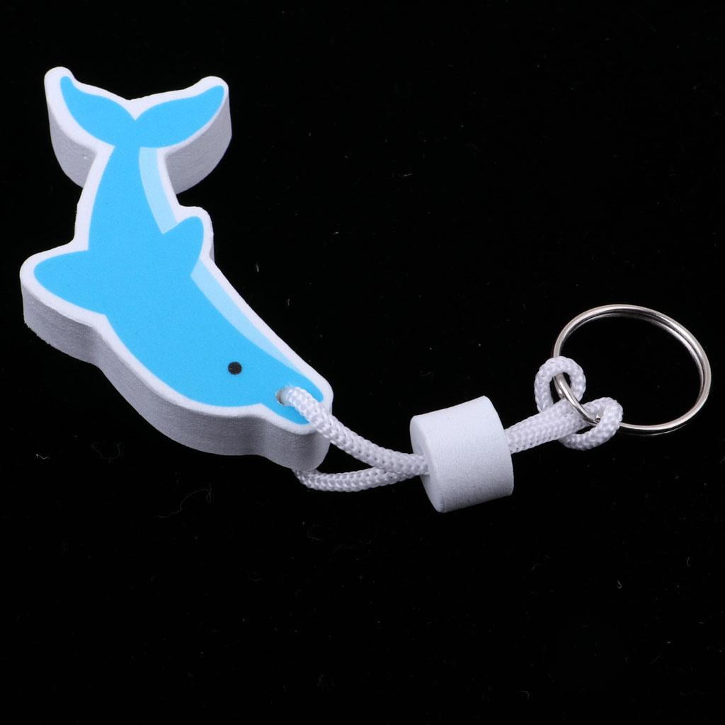 Lightweight EVA Floating Assorted Shape Key Keychain Floater - Dolphin ...