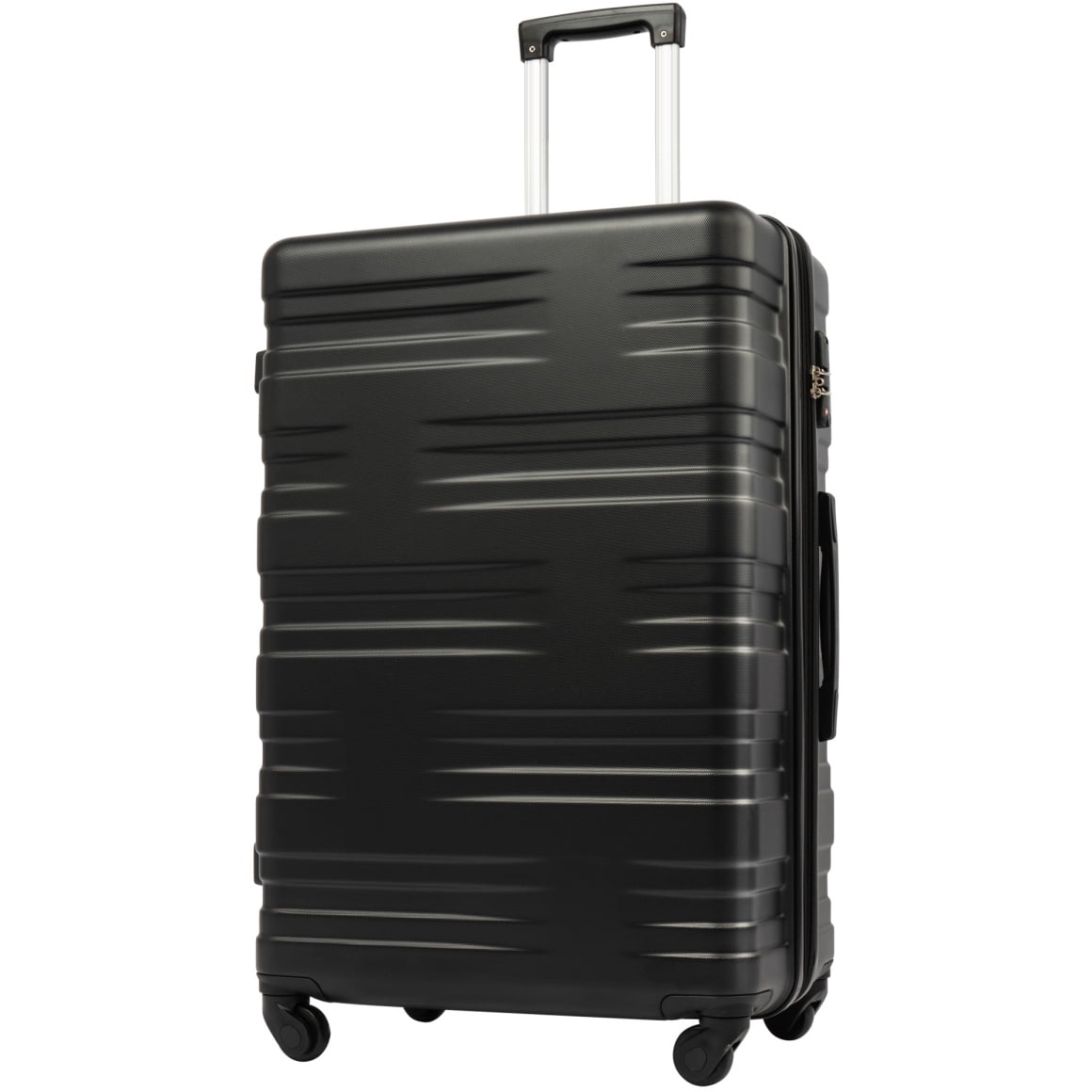 Lightweight Expandable Suitcase with 360° Spinning Wheels and 3-Stage ...