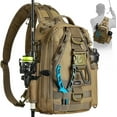 Lightweight Fishing Tackle Backpack with Rod & Gear Holder, Outdoor ...