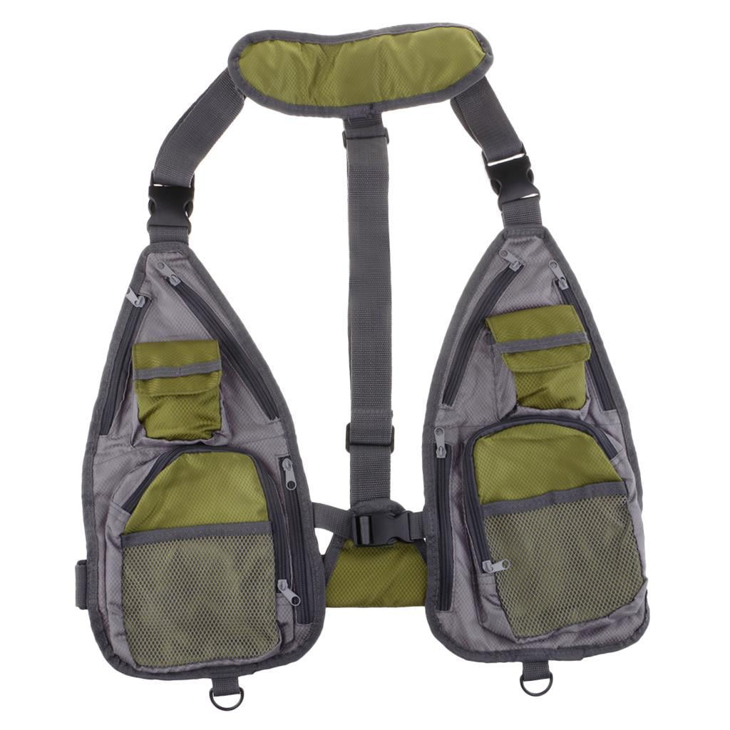 Lightweight Fishing Vest Camping Fly Fishing Vest Canoe Fishing ...