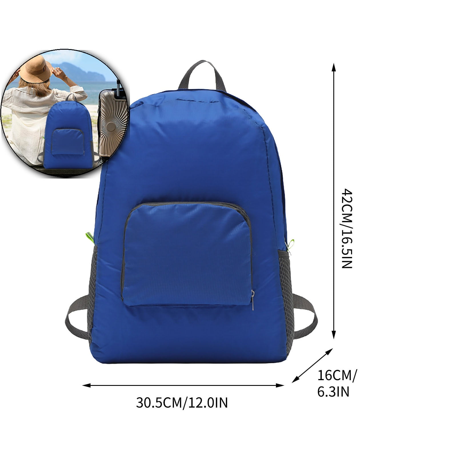 Lightweight Foldable Backpack, Minimalism Backpack, Fluorescent Color ...