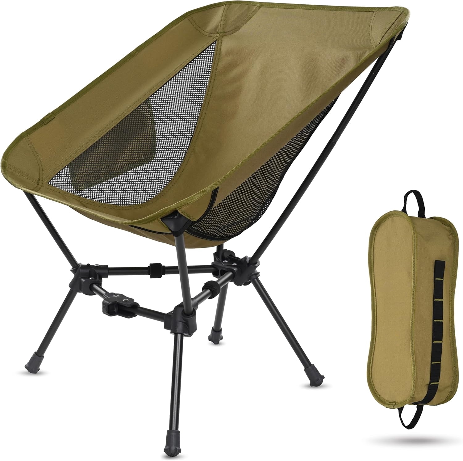 Lightweight Folding Camping Chair, Portable Foldable Compact for ...