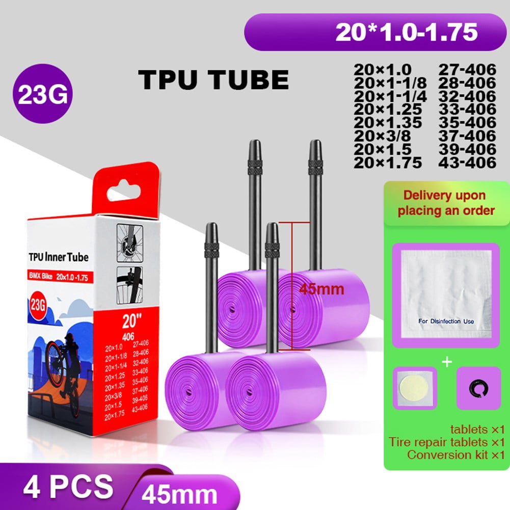 Lightweight For Tpu Inner Tube For 20Inch 406 Mountain Bike 23G With ...