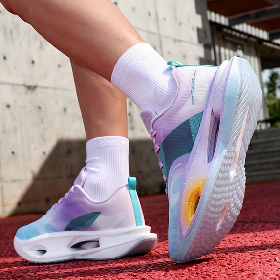 Lightweight Full-Length Carbon Plate Running Shoes with Thick Soles ...