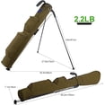 Lightweight Golf Stand Bag, Easy to Carry Small Golf Bag with 2-Way ...