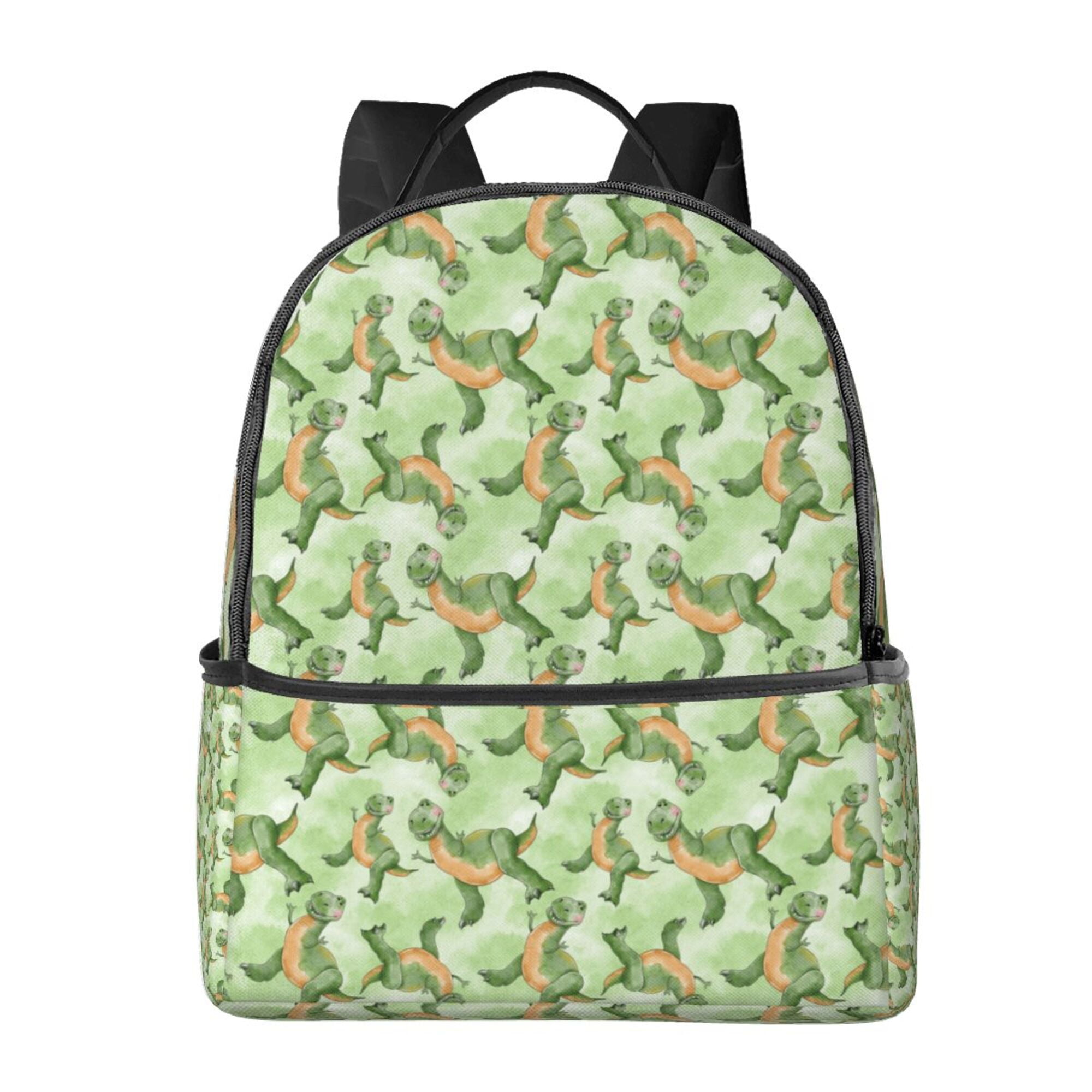 Lightweight Green To-y St-ory Dino Backpack, Ergonomic Travel Backpack ...