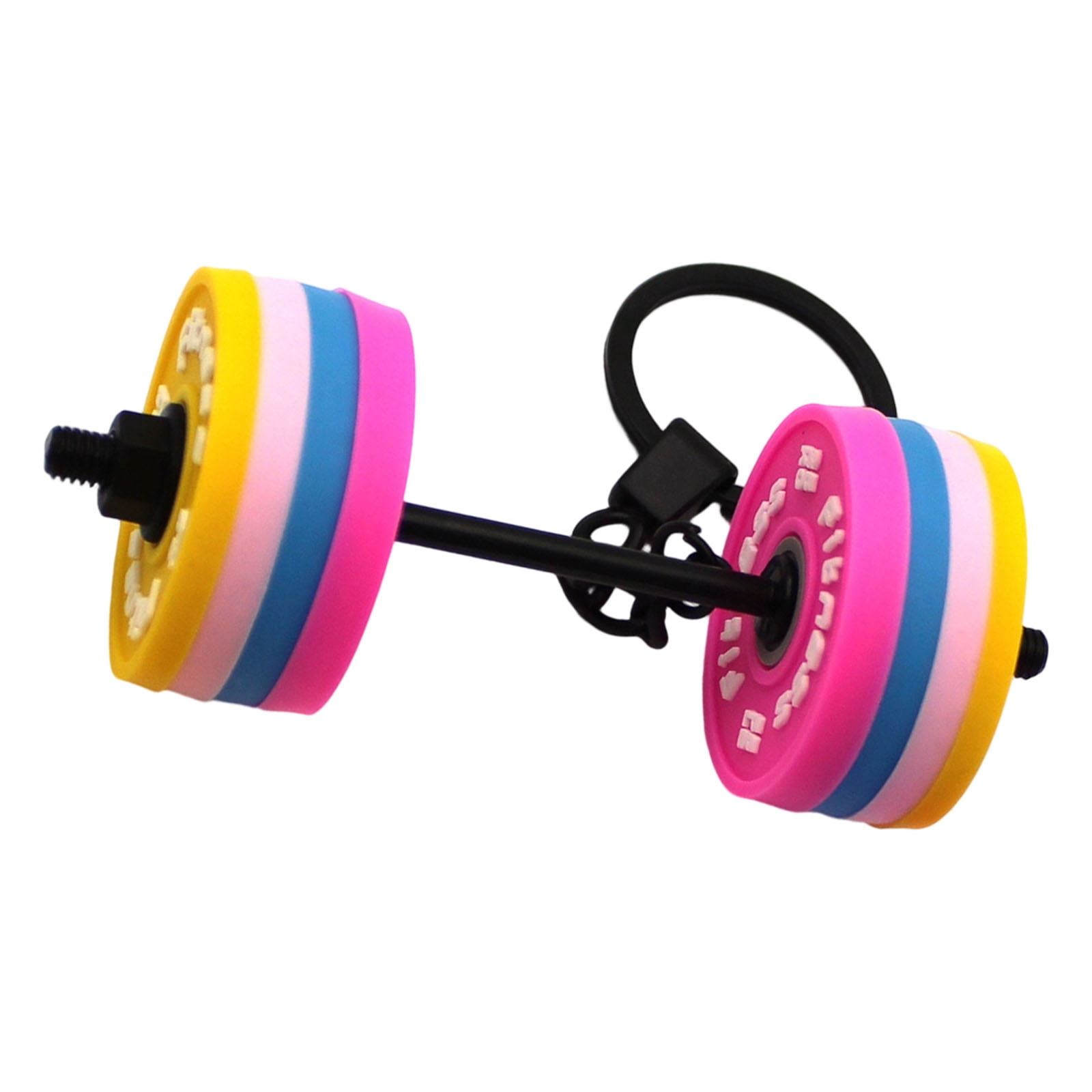 Lightweight Gym Keychain Removable Dumbbell Charm Rubber Decorative ...