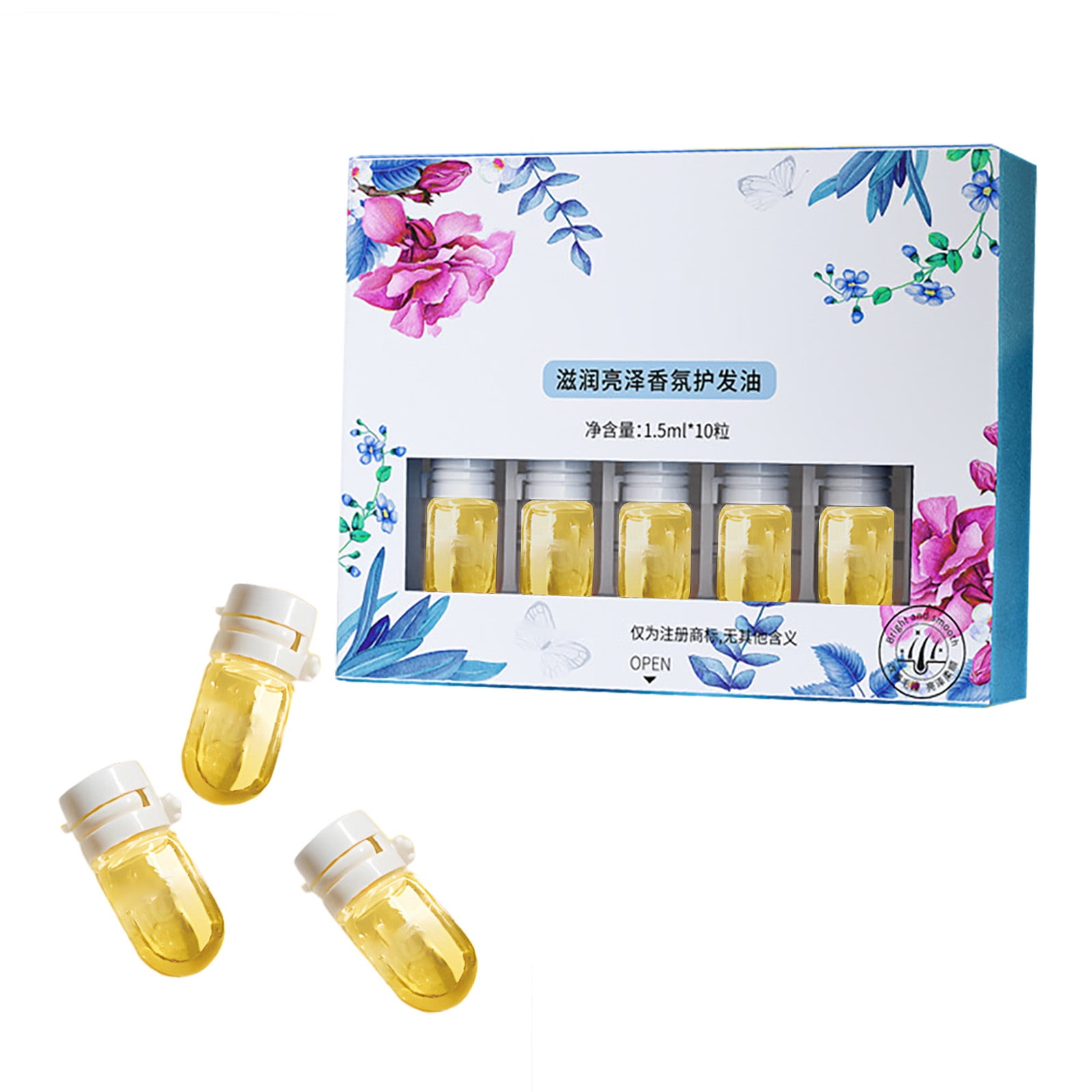 Lightweight Hair Oil for Dry & Damaged Hair - Reduces Split Ends & Adds ...