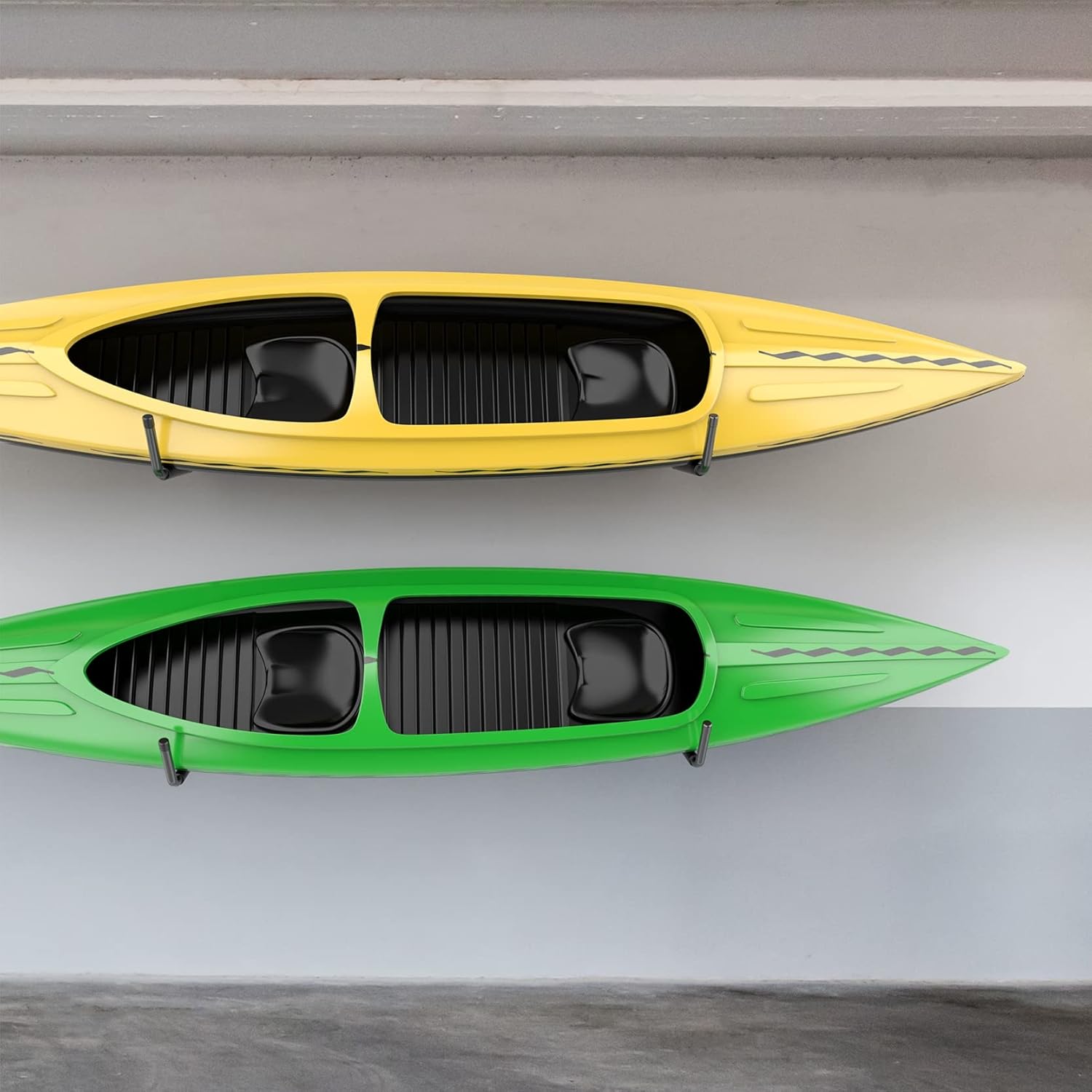 Lightweight Kayak Storage , Wall Mount Kayak Hooks for Garage, Canoe ...