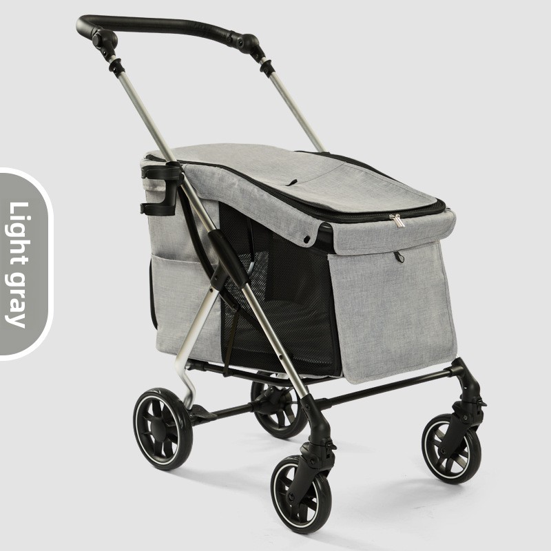 Lightweight Large-capacity Pet Cart Foldable Stroller for Elderly ...