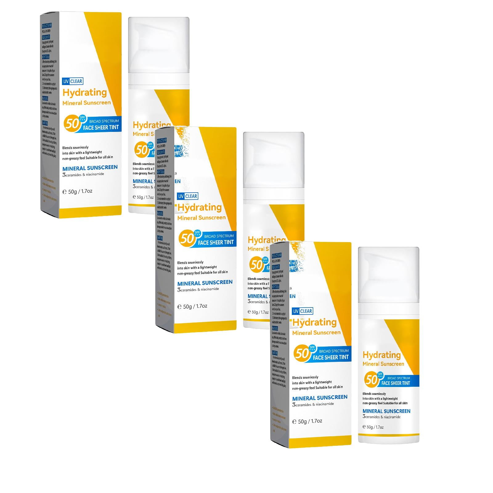 Lightweight Lotion Non Finish Sunscreen Day 50ML Clear Skin Beautiful ...