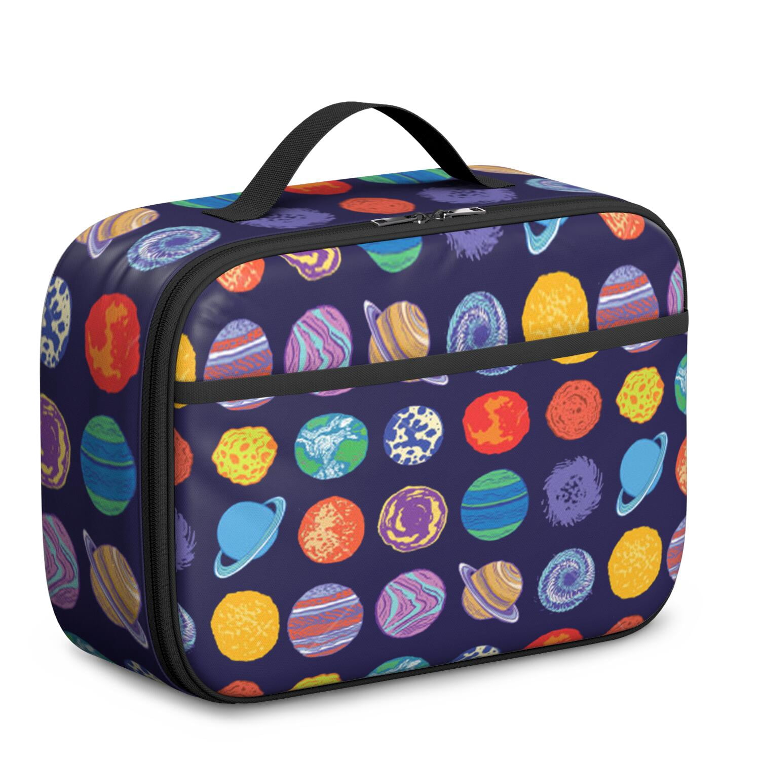 Lightweight Lunch Bag with Sci-fi Spacecraft, Alien, and Cosmic Nebula ...