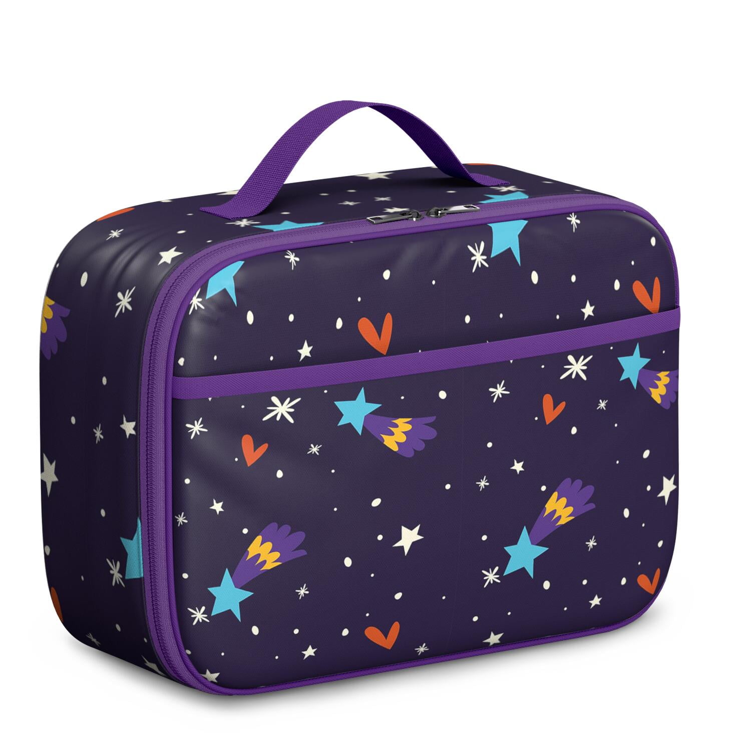 Lightweight Lunch Bag with Sci-fi Spacecraft, Alien, and Cosmic Nebula ...