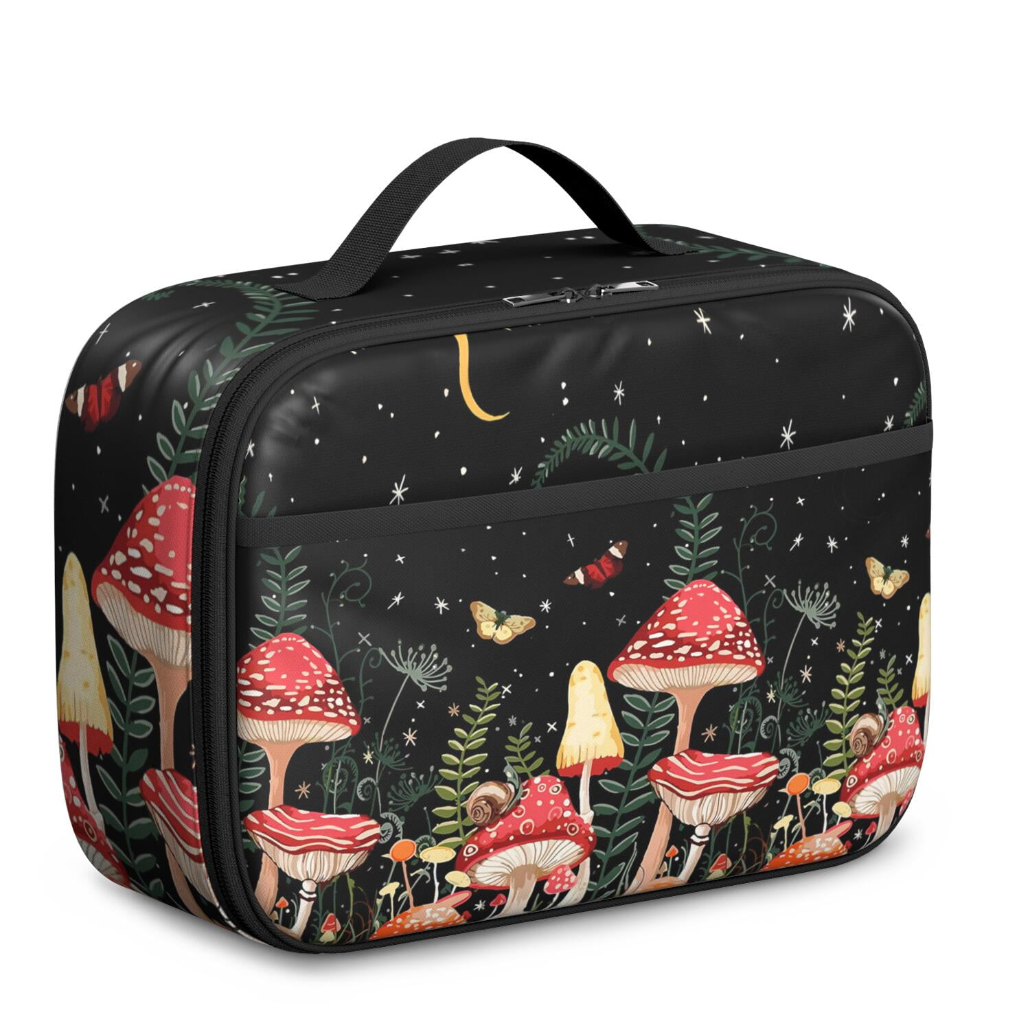 Lightweight Lunch Box Showcasing Mushroom Pattern Boho Mushroom Design ...