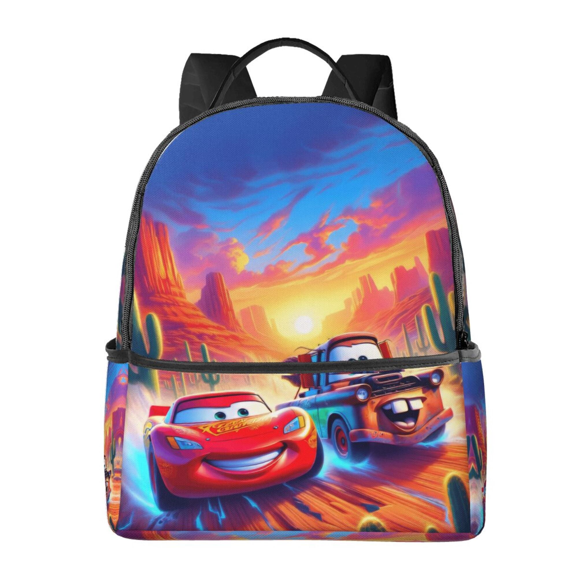 Lightweight Mater and Light-ning Mc-queen Backpack, Ergonomic Travel ...