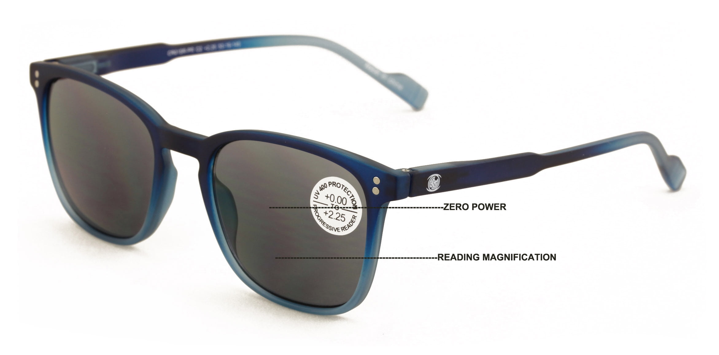 Lightweight Men Progressive Bifocal Reading Sunglasses – No Line, No ...