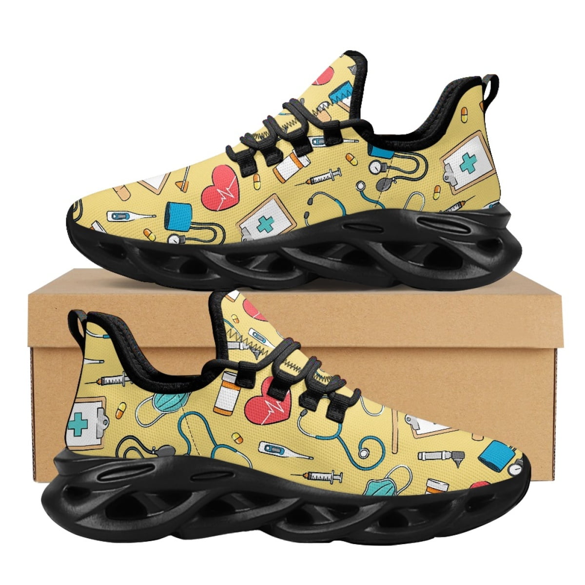 Lightweight Mesh Sneakers Women's Nursing Shoes New Fashion Medical ...