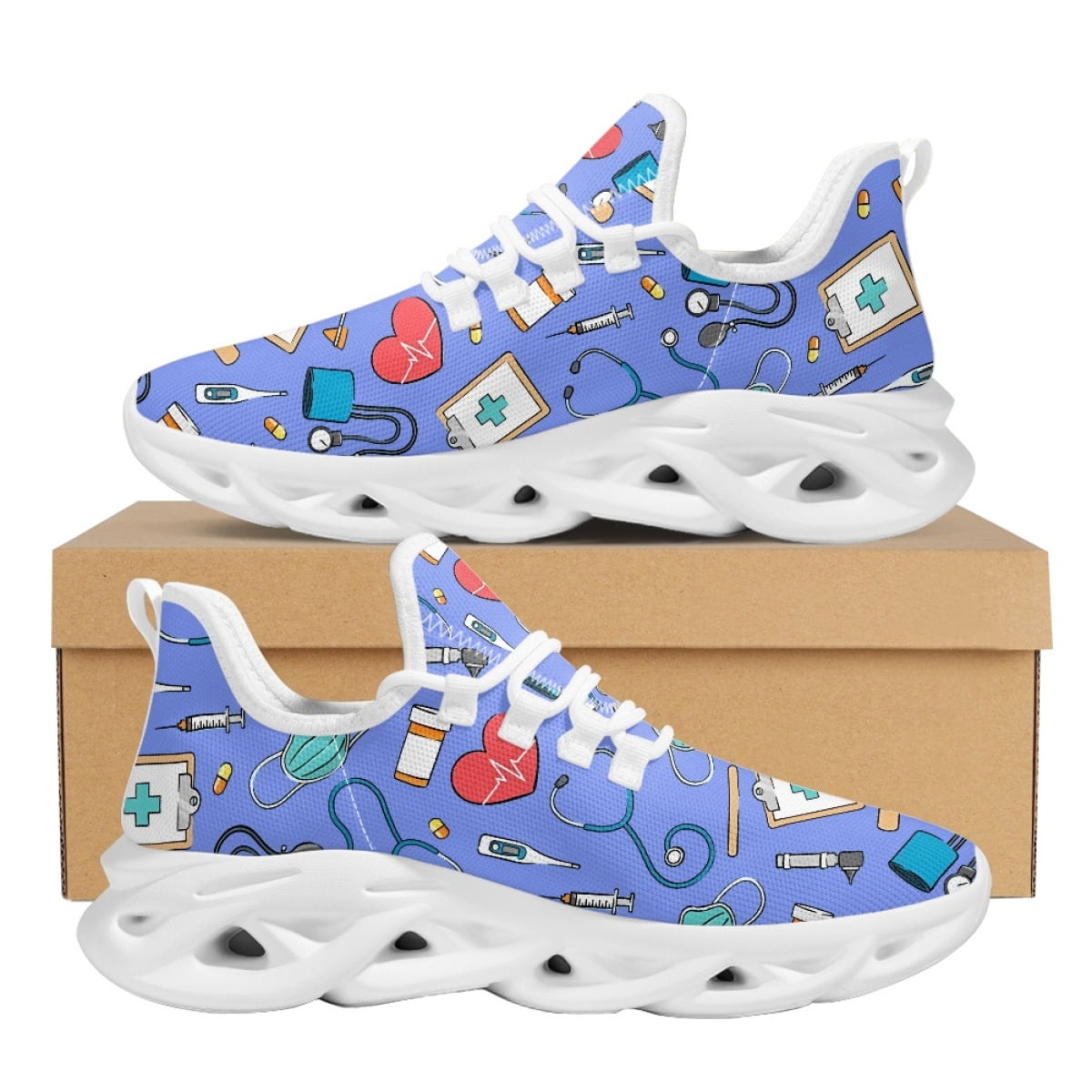 Lightweight Mesh Sneakers Women's Nursing Shoes New Fashion Medical ...